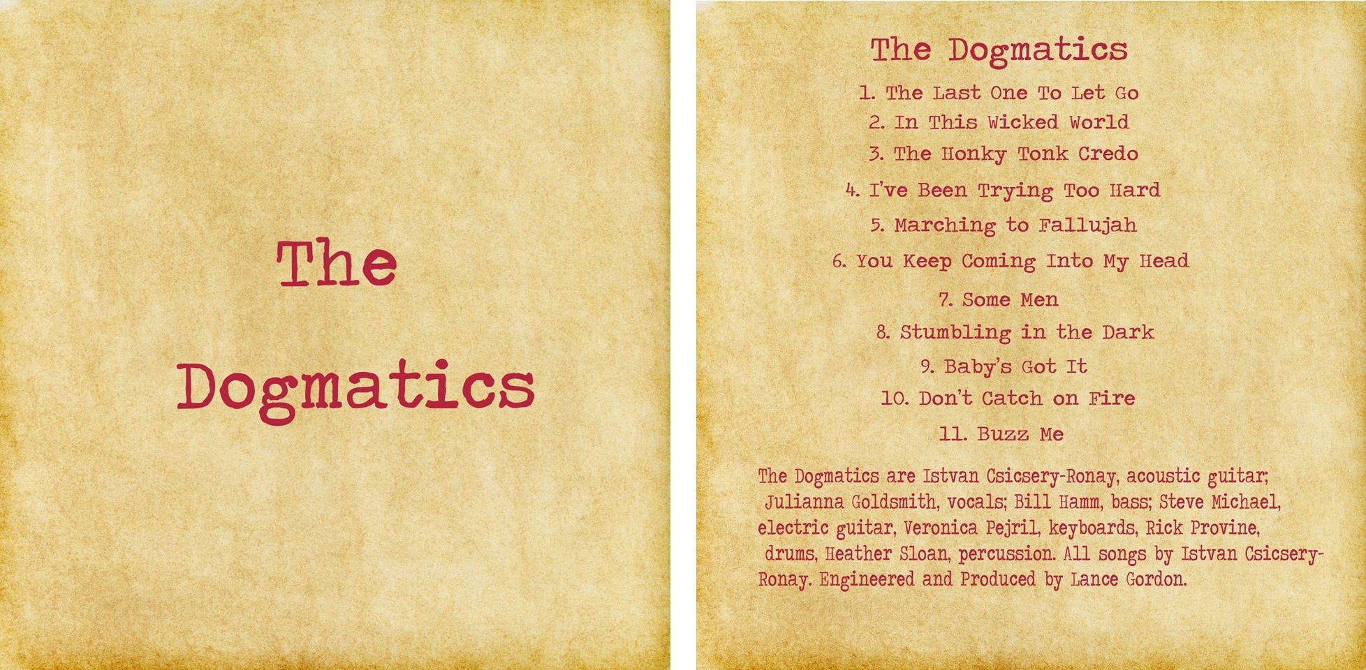 The Dogmatics: Level With the Ground - by Donovan Wheeler