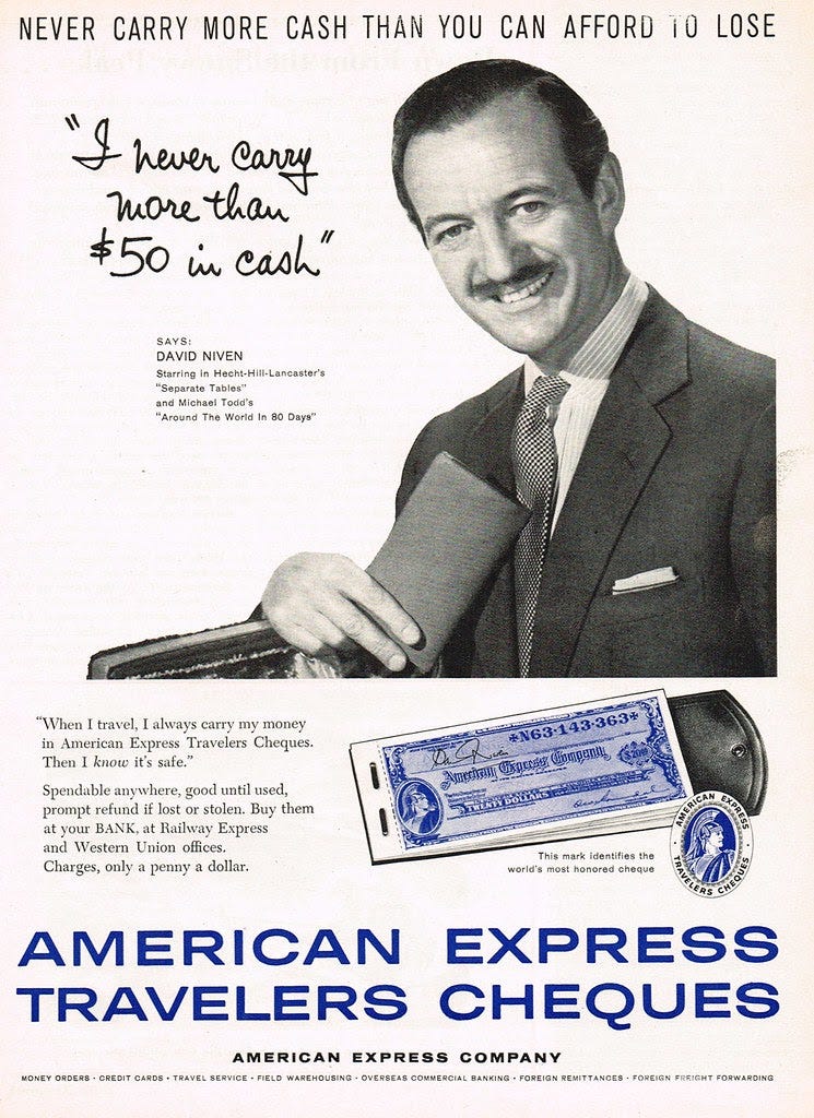 The Travelers Cheque Edition - by Guest Contributor