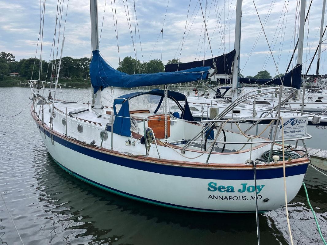 Another Rare Blue Water Sailboat Find - by Bill Blevins
