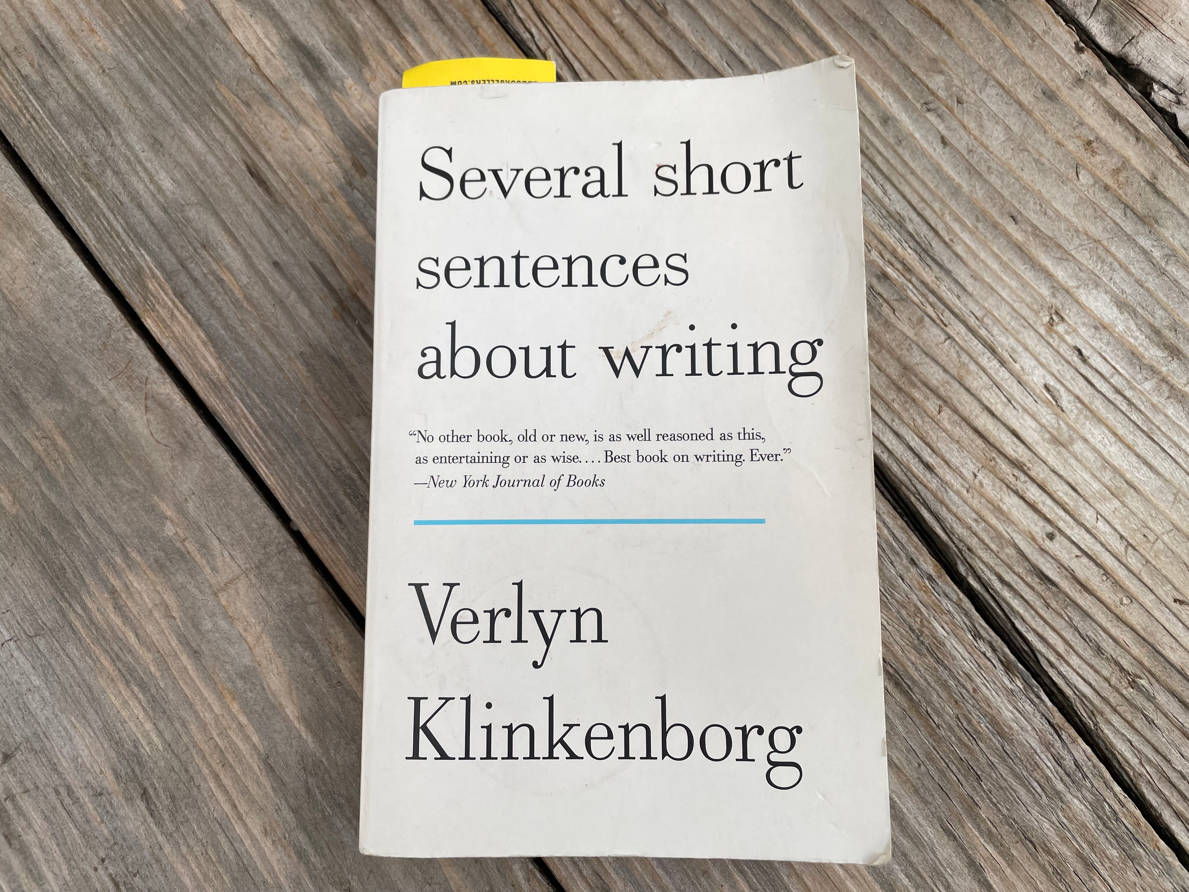 Klinkenborg's Short Sentences - by Paul Bertolli - Notice!