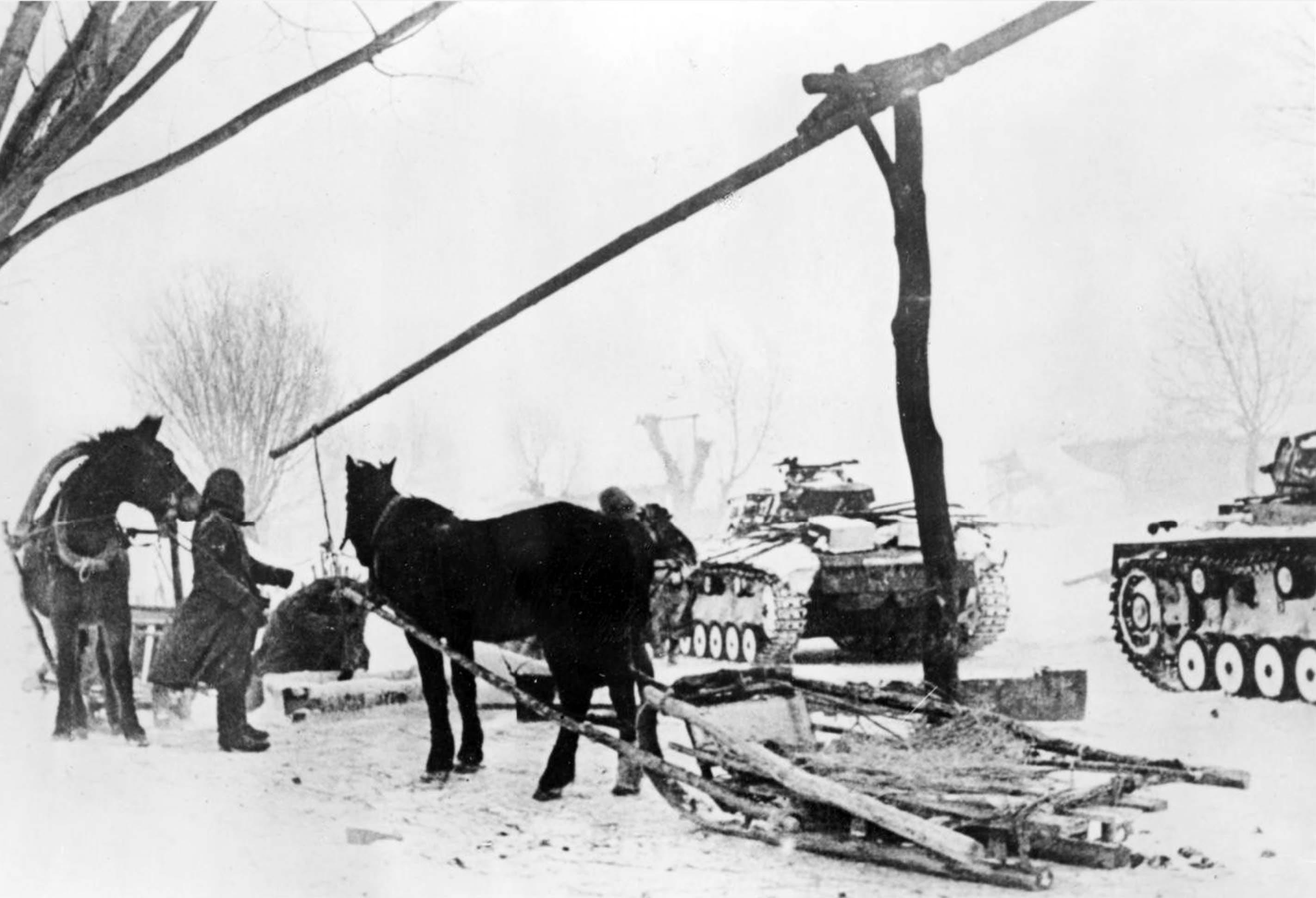 German troops suffer in Russia - by Martin Cherrett