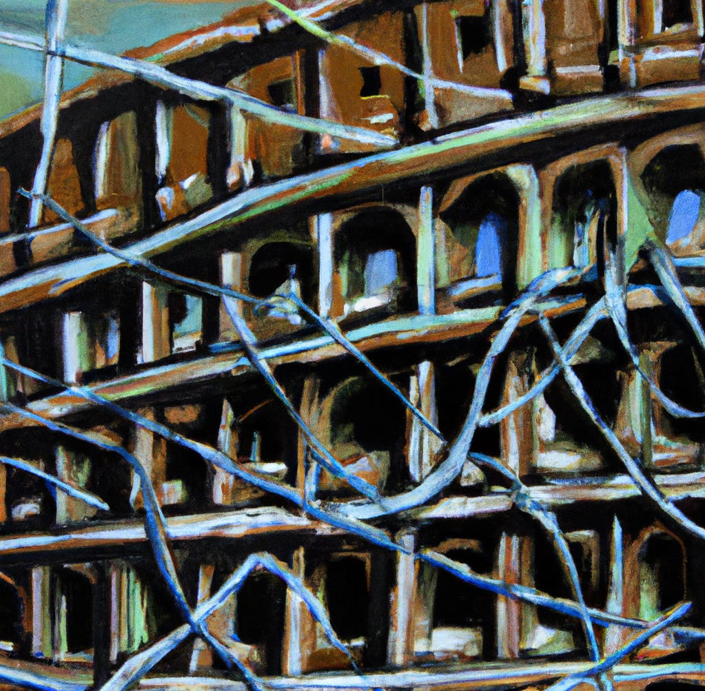 The Modern Colosseum - by Billy Trout