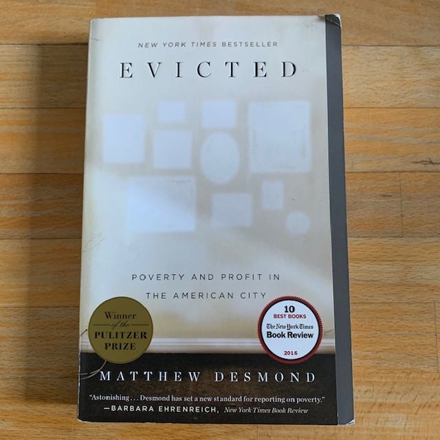 'Evicted: Poverty and Profit in the American City' by Matthew Desmond
