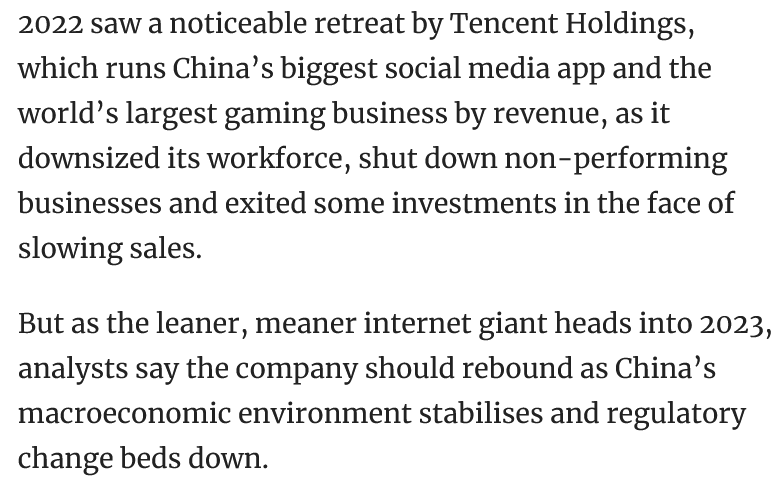 China Big Tech in 2023: Tencent expected to bounce back as economy stabilises after downsizing ...