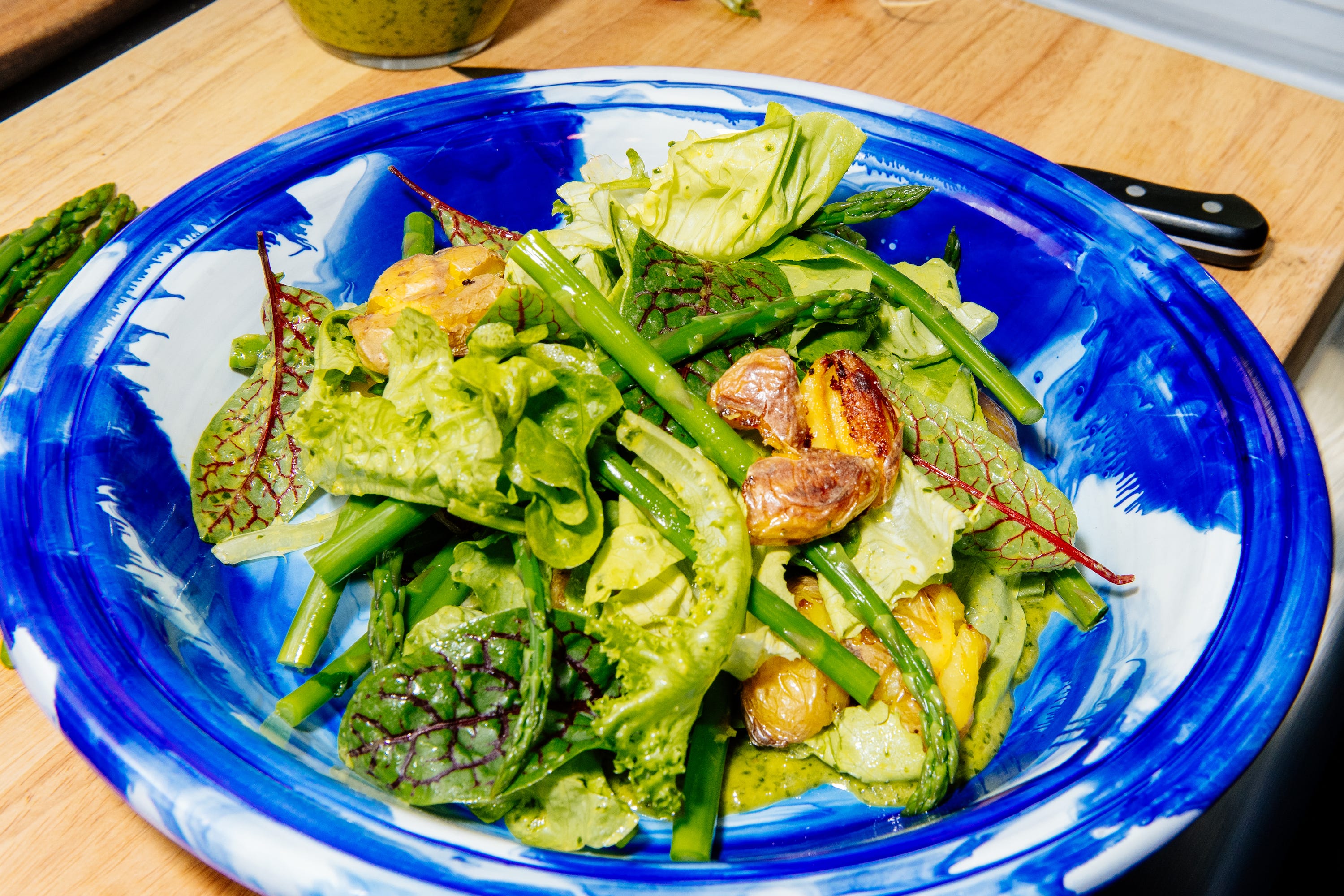 Salad Potatoes with Sweet Ramp Dressing: A Piece of Cake #23