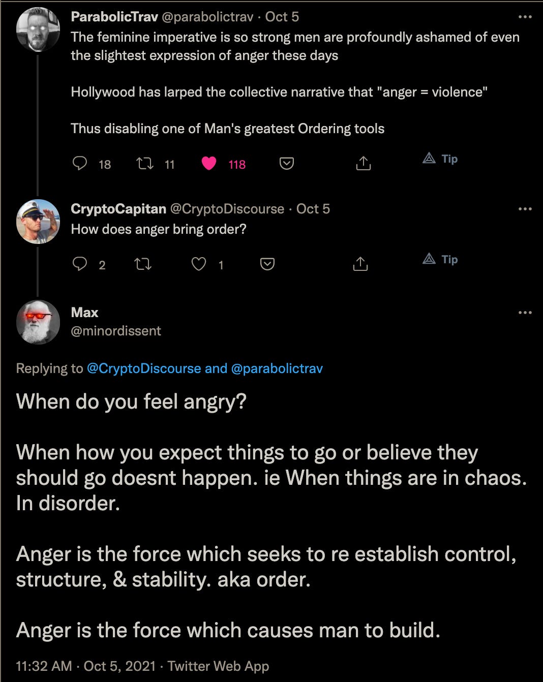 You Won't Like Him When He’s Angry - by Max - Minor Dissent