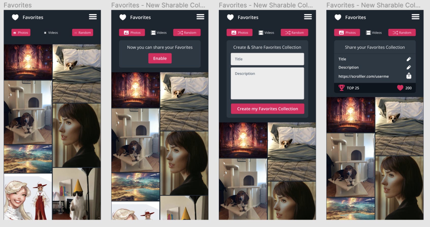 New User Generated Collection Feature and a User Account Growth Mystery