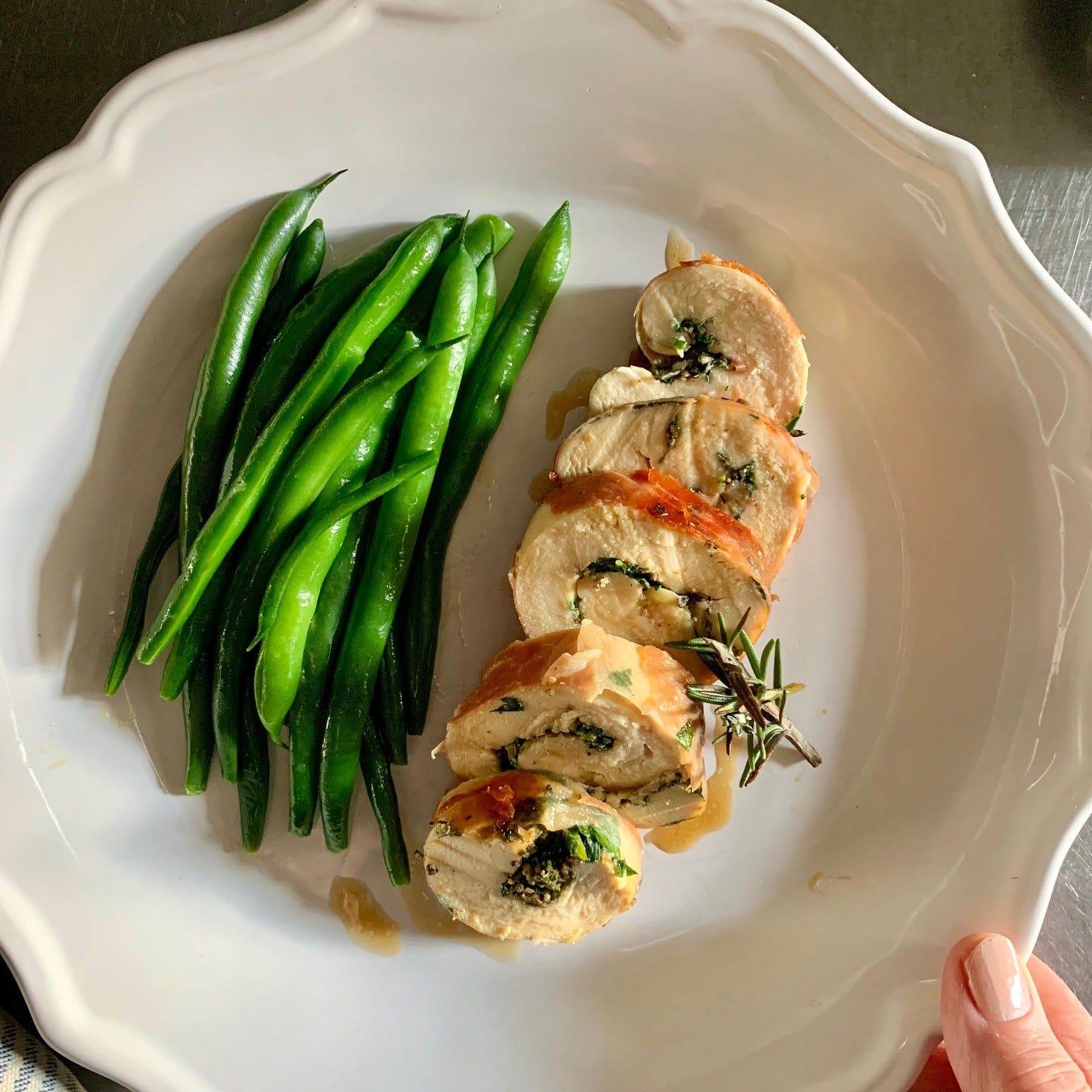 Porchetta, but it's chicken. - Jill Dupleix Eats