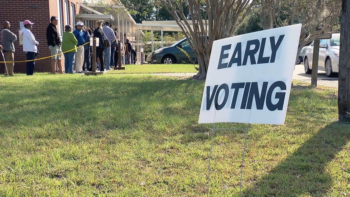 HAPPENING TODAY: Early in-person voting gets underway