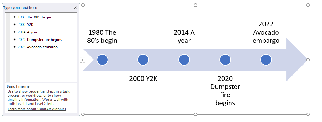 Quick Tip: Making Timelines in PowerPoint