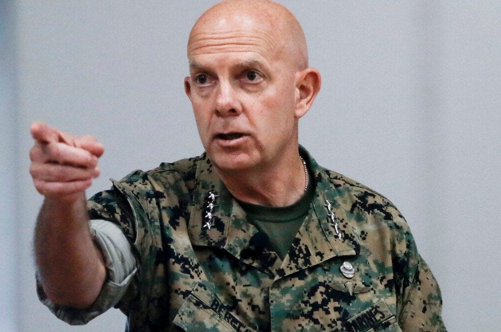 Gen. Berger to White Hats: “Stand Down!”