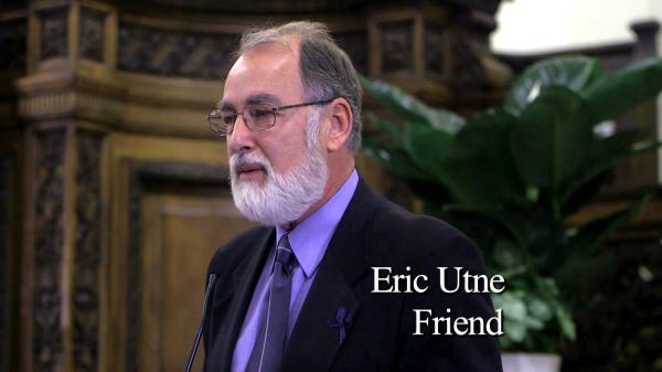 Michio Kushi Memorial Service Speeches - Eric Utne