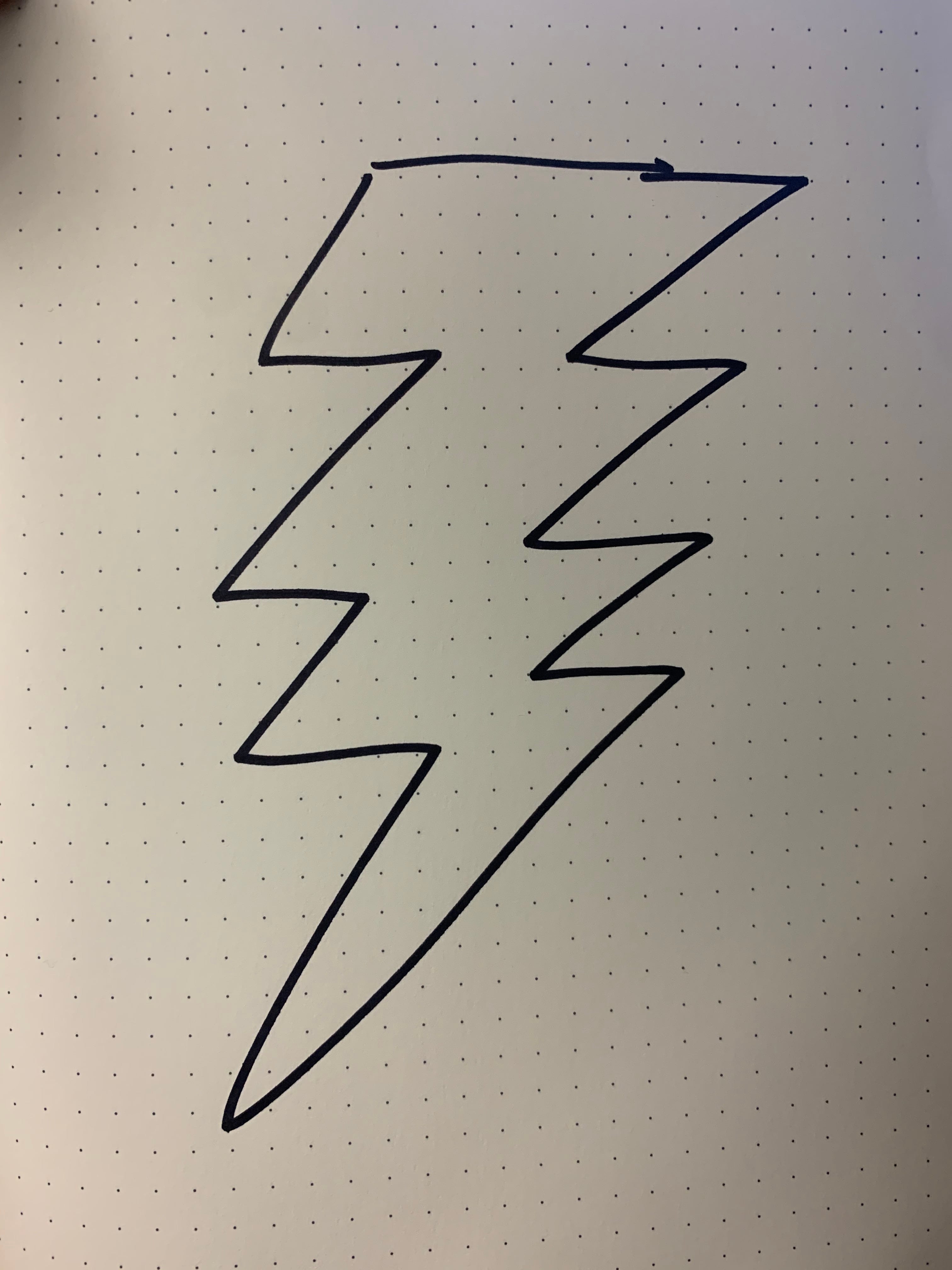 How To Draw A Perfect Lightning Bolt