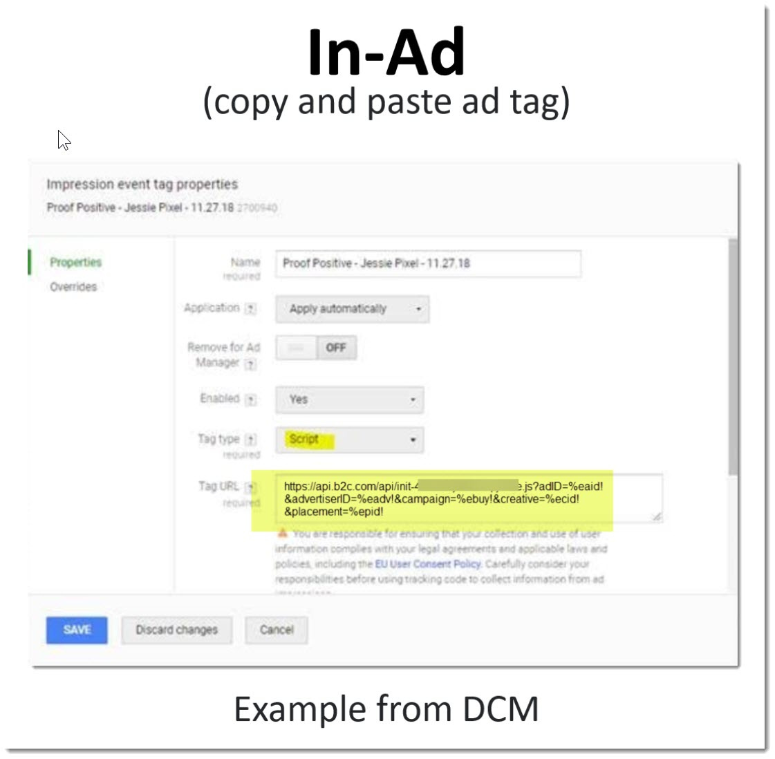 How to Place FouAnalytics in-ad tags in CM360, DV360, Trade Desk TTD, Xandr/AppNexus
