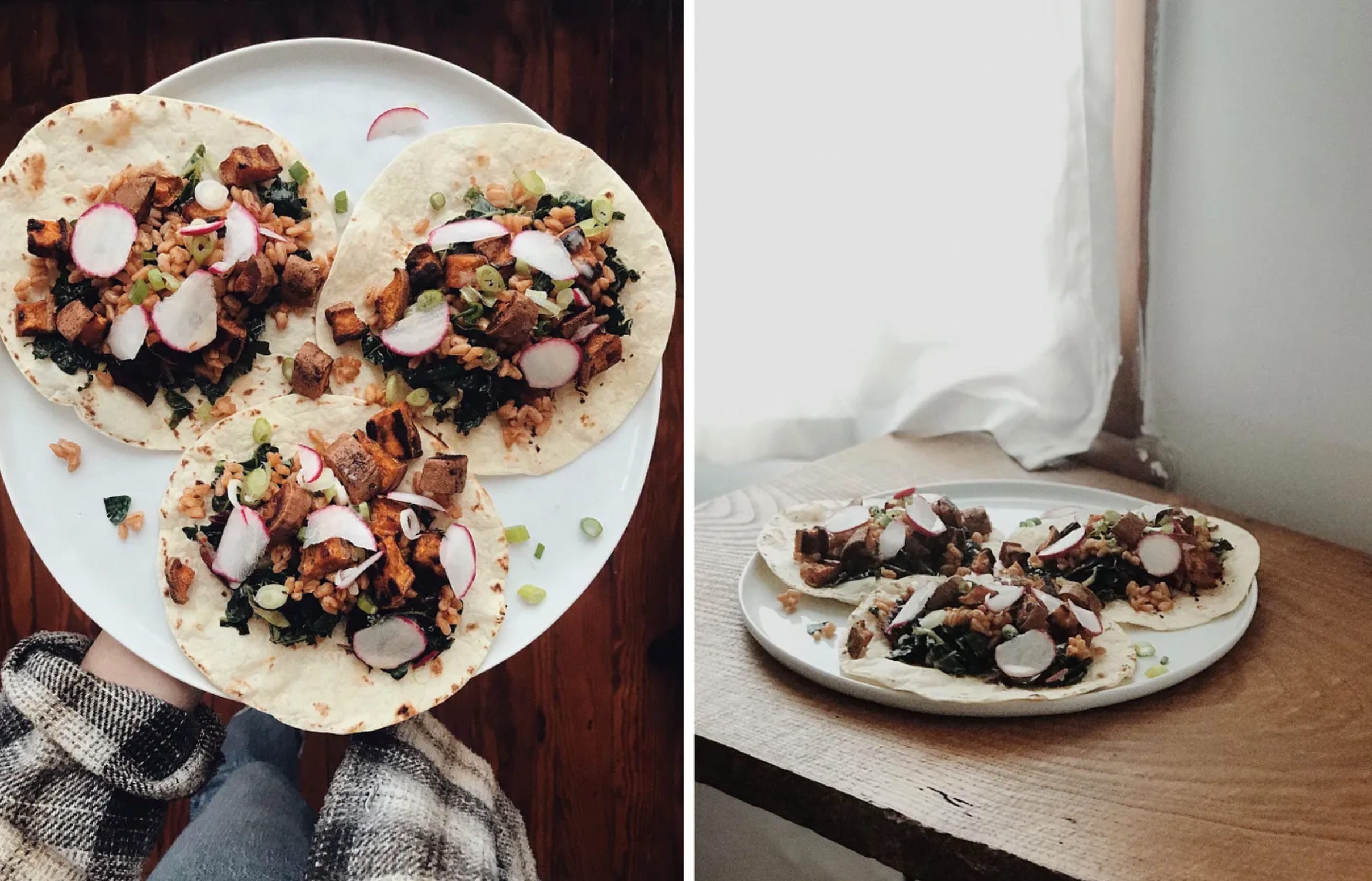 Final Farmstand (9/28), Fall Microgreens, & Spiced Sweet Potato Tacos