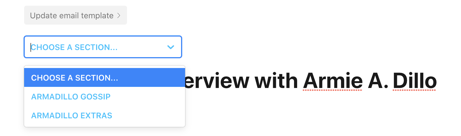 A guide to publication sections - On Substack