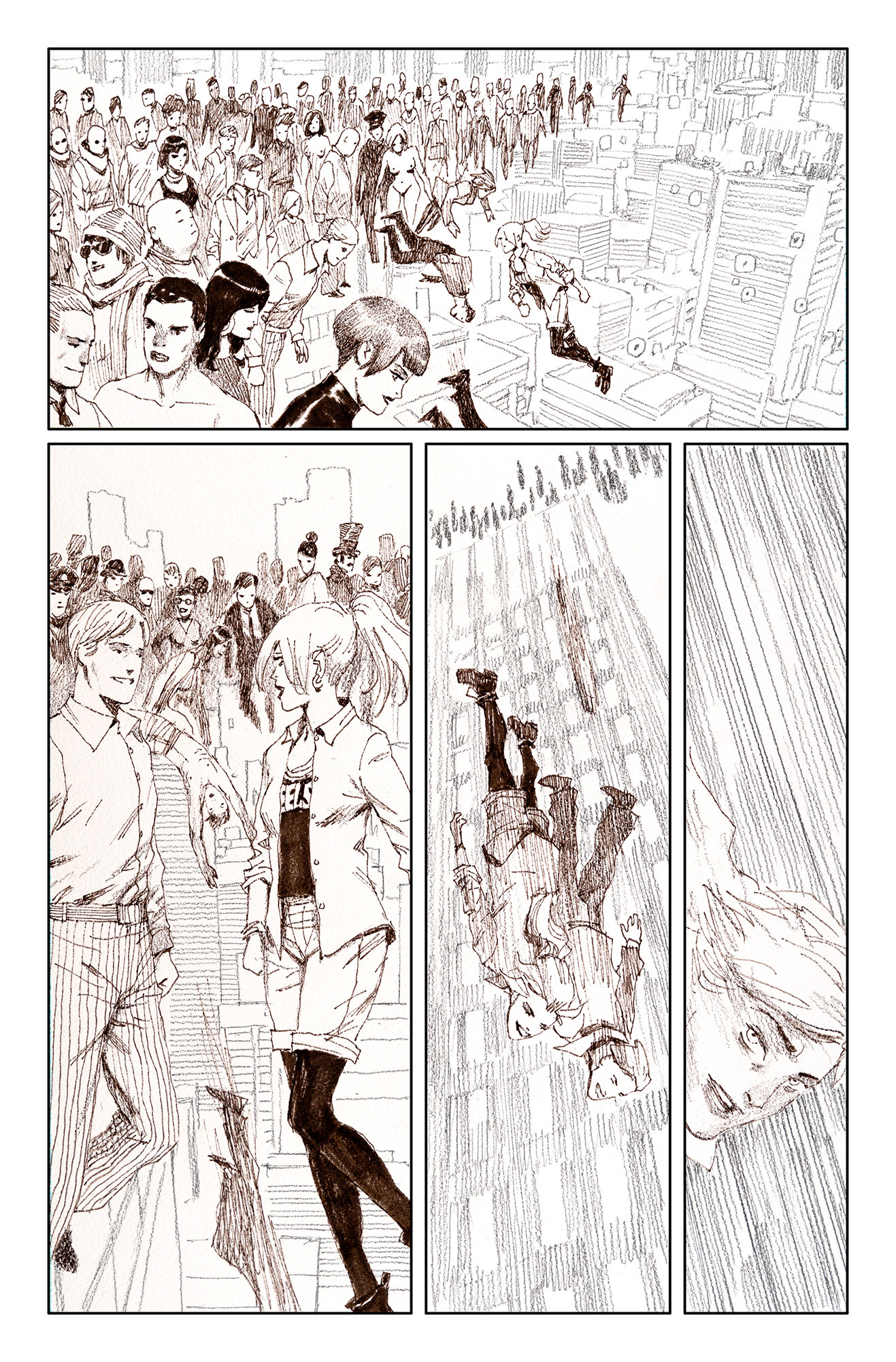 Comics Artopsy #5 - by Niko Henrichon - Exploding Giraffe