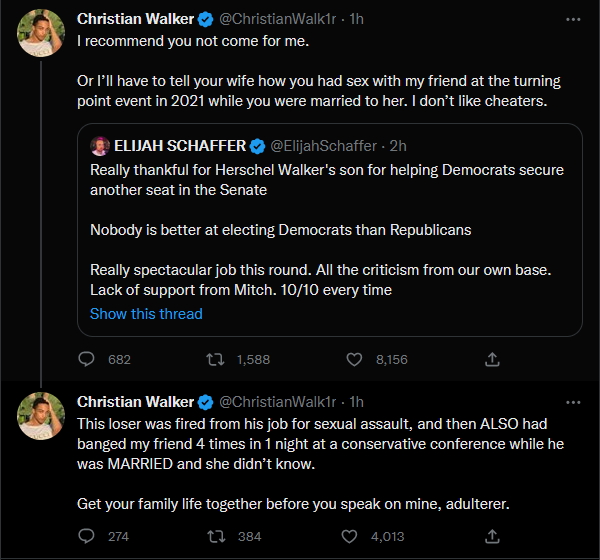 Elijah Schaffer Accused of Cheating On His Wife