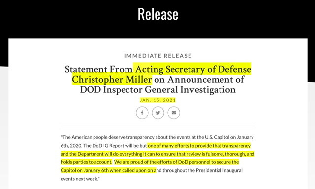 DC - National Guard Major General William Walker’s damning testimony