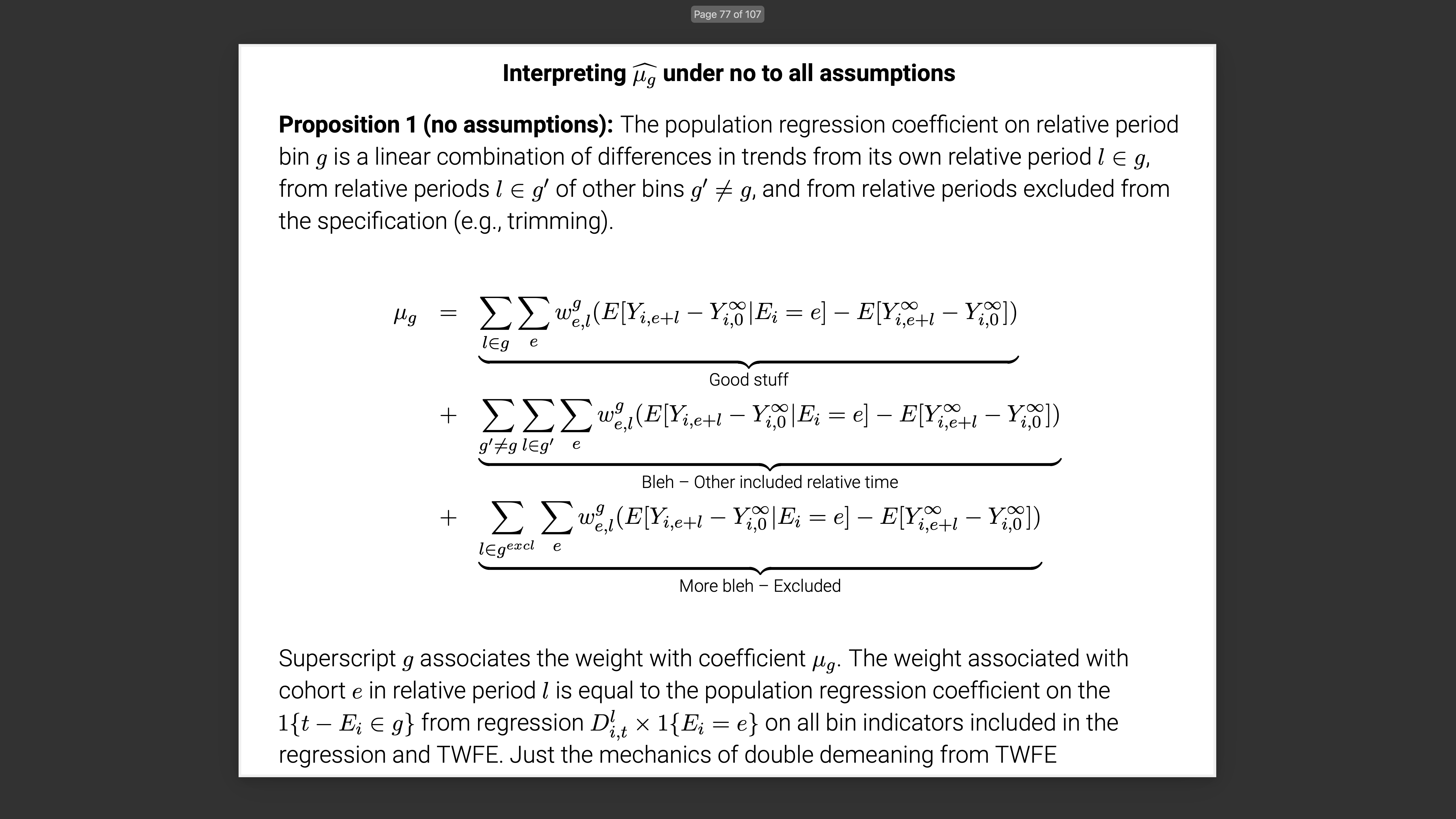 Illustrating the bias of TWFE in event studies