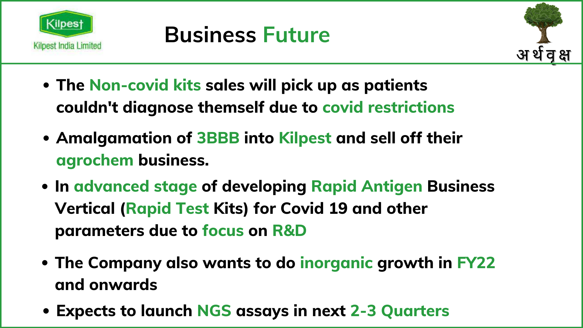 Kilpest India/3B BlackBio Analysis:- Next big opportunity?