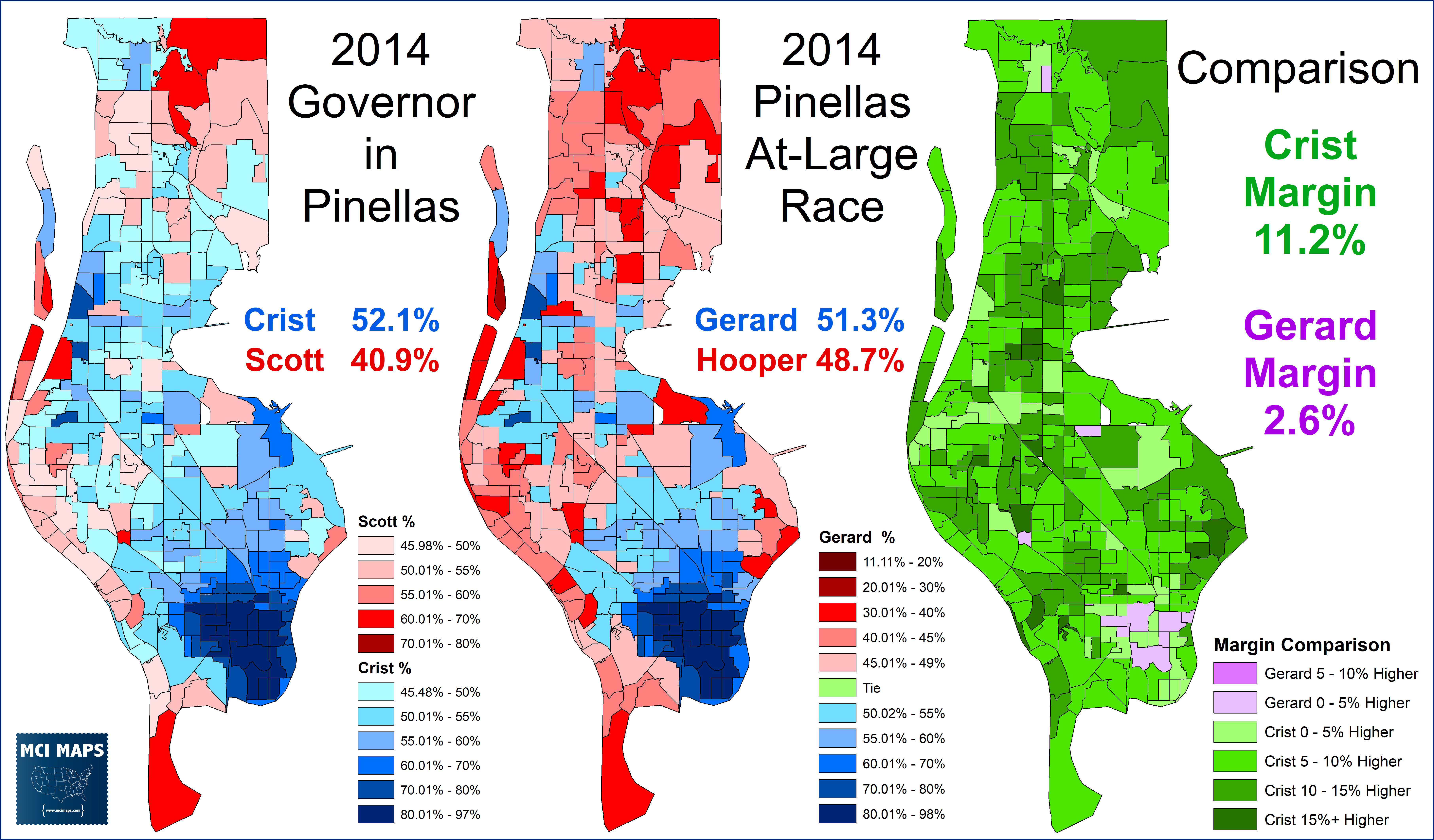 Issue #82: Charlie Crist's Pinellas County base goes red