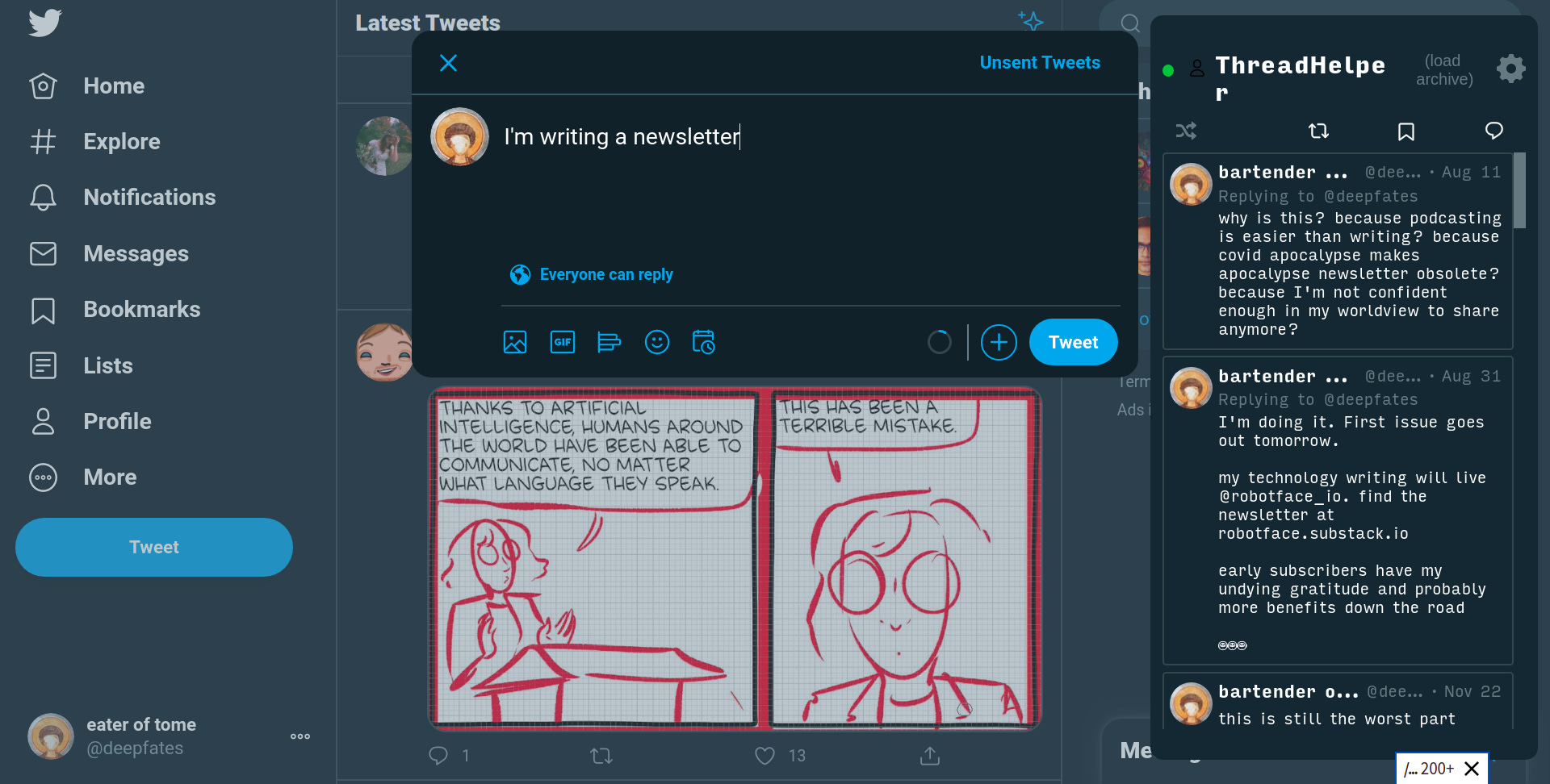 Learning loops - by Max Anton Brewer - Robot Face