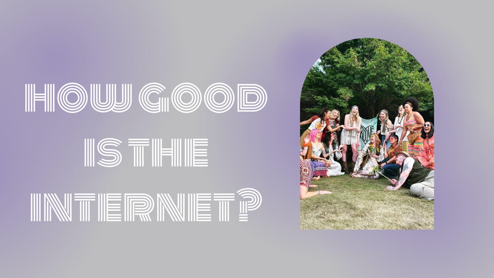 Why the internet can be an amazing thing