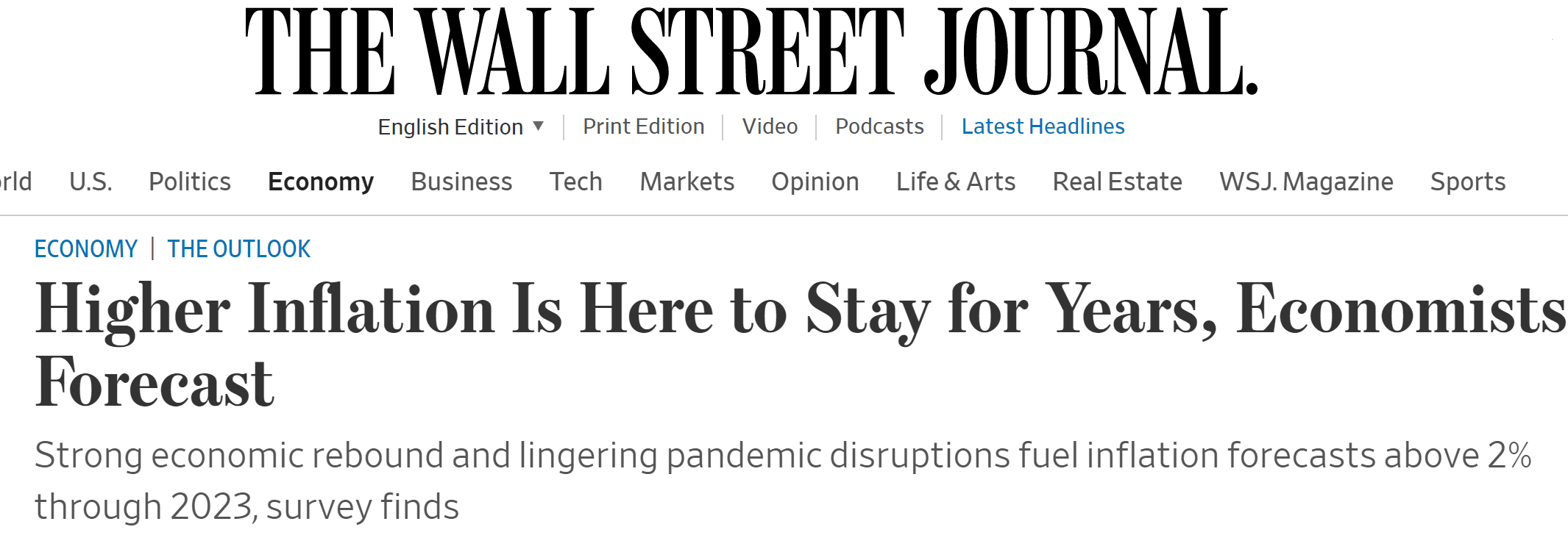 Inflation Is Not Here to Stay - The FinanceTLDR Newsletter