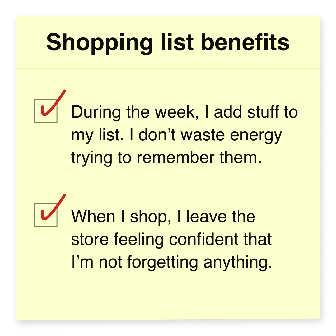 2 Ways a Shopping List Lowers My Anxiety - by Stewie Writes