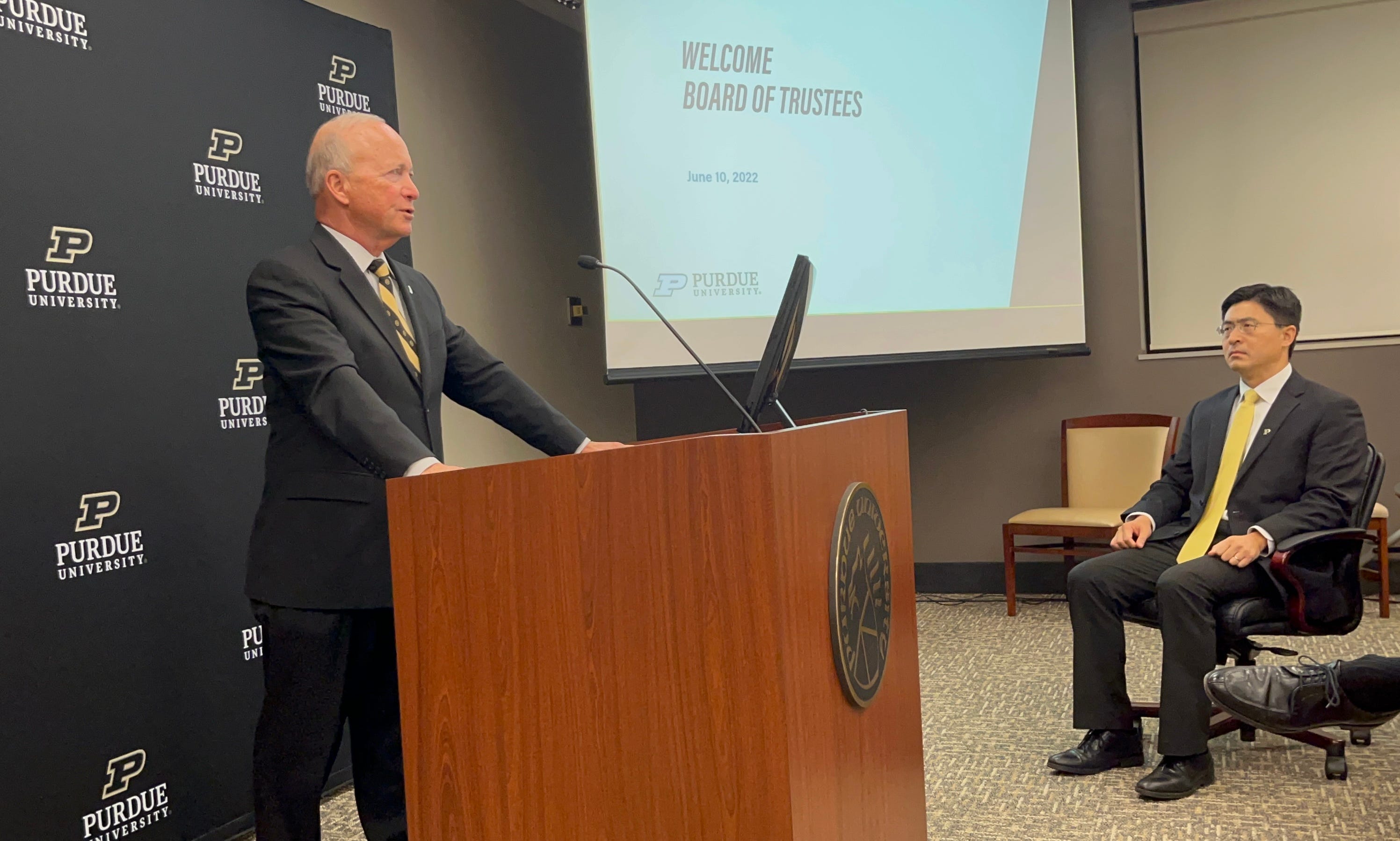 More from Chiang and Daniels as campus mulls Purdue’s surprise transition