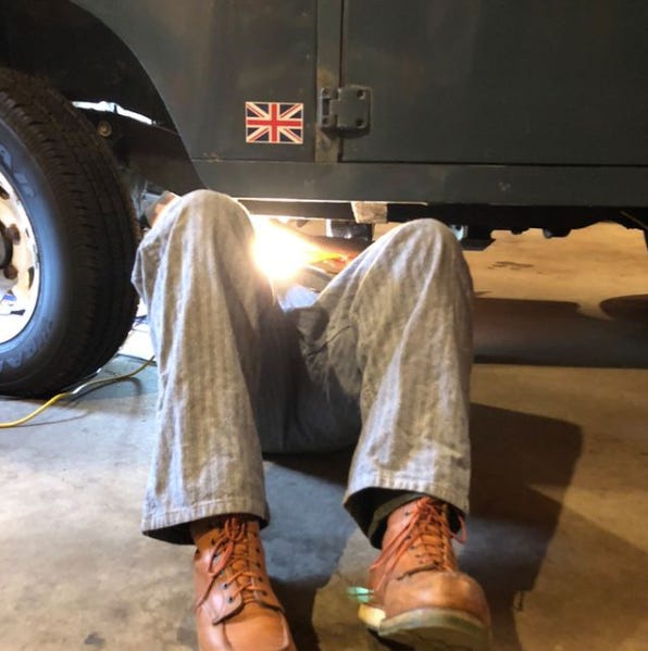 Shade tree mechanic - by Jason Heaton - SWIMPRUF