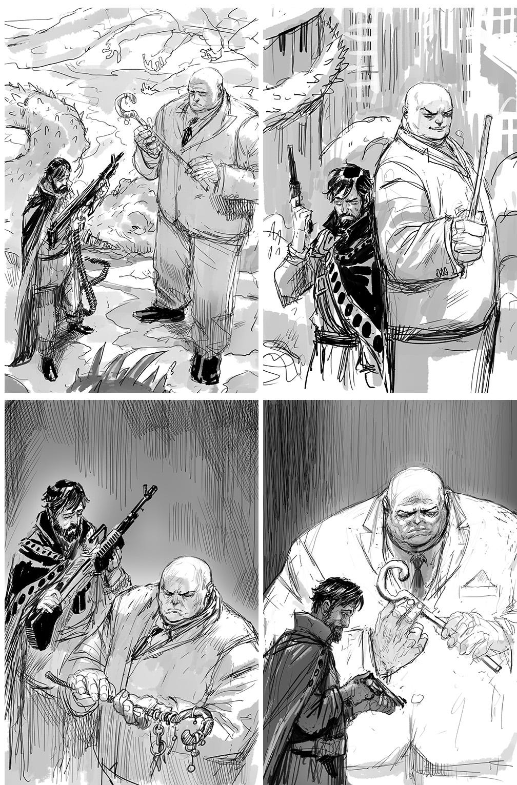 Comics Artopsy #4 - by Niko Henrichon - Exploding Giraffe