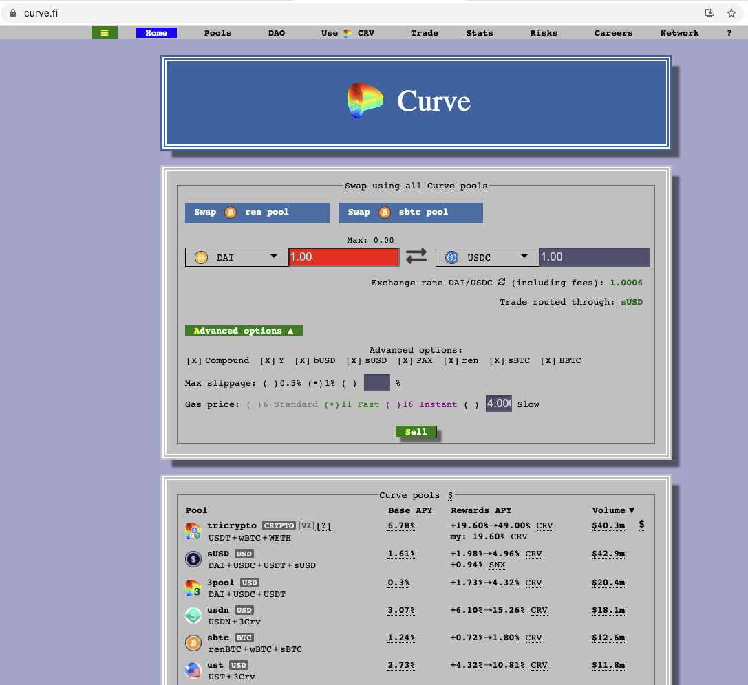 Earning interest with Curve - by Eric Tsang - goodmeta