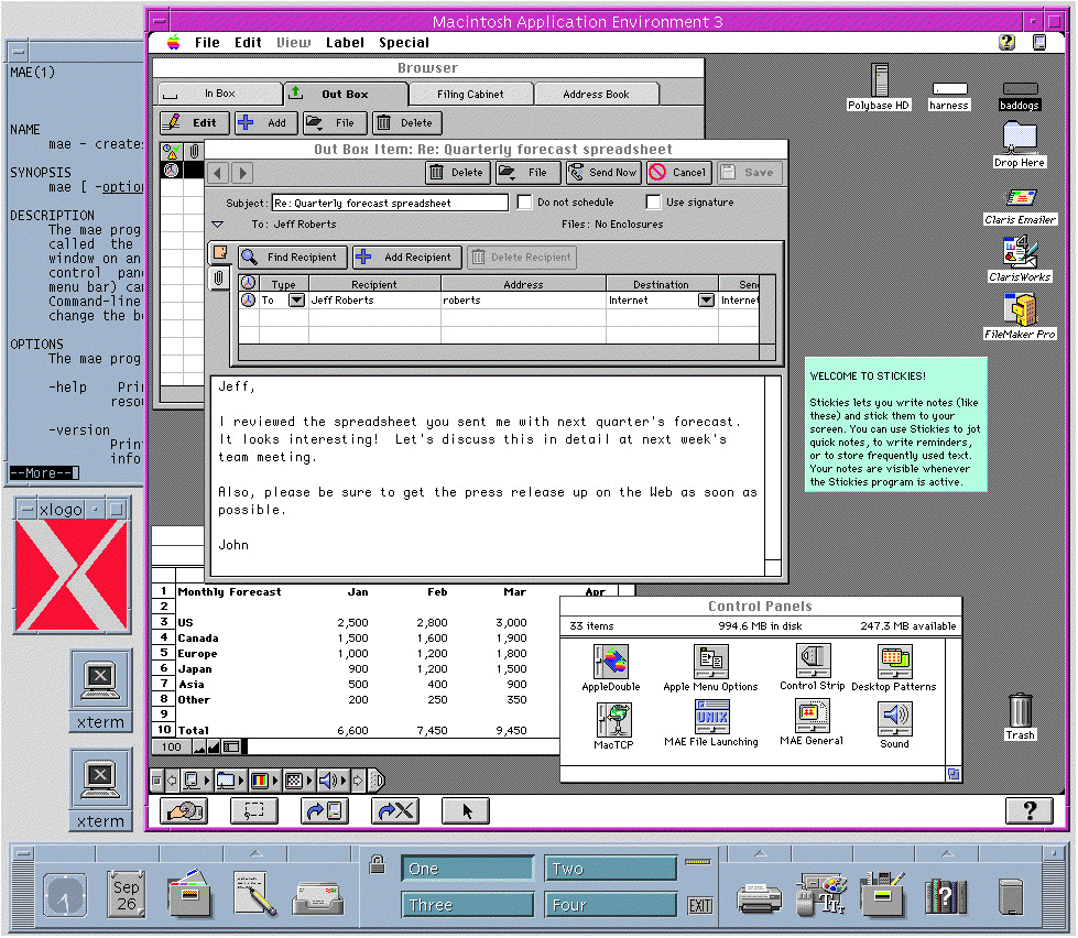 Remember when Apple built a Mac OS running on top of Solaris and HP-UX ...