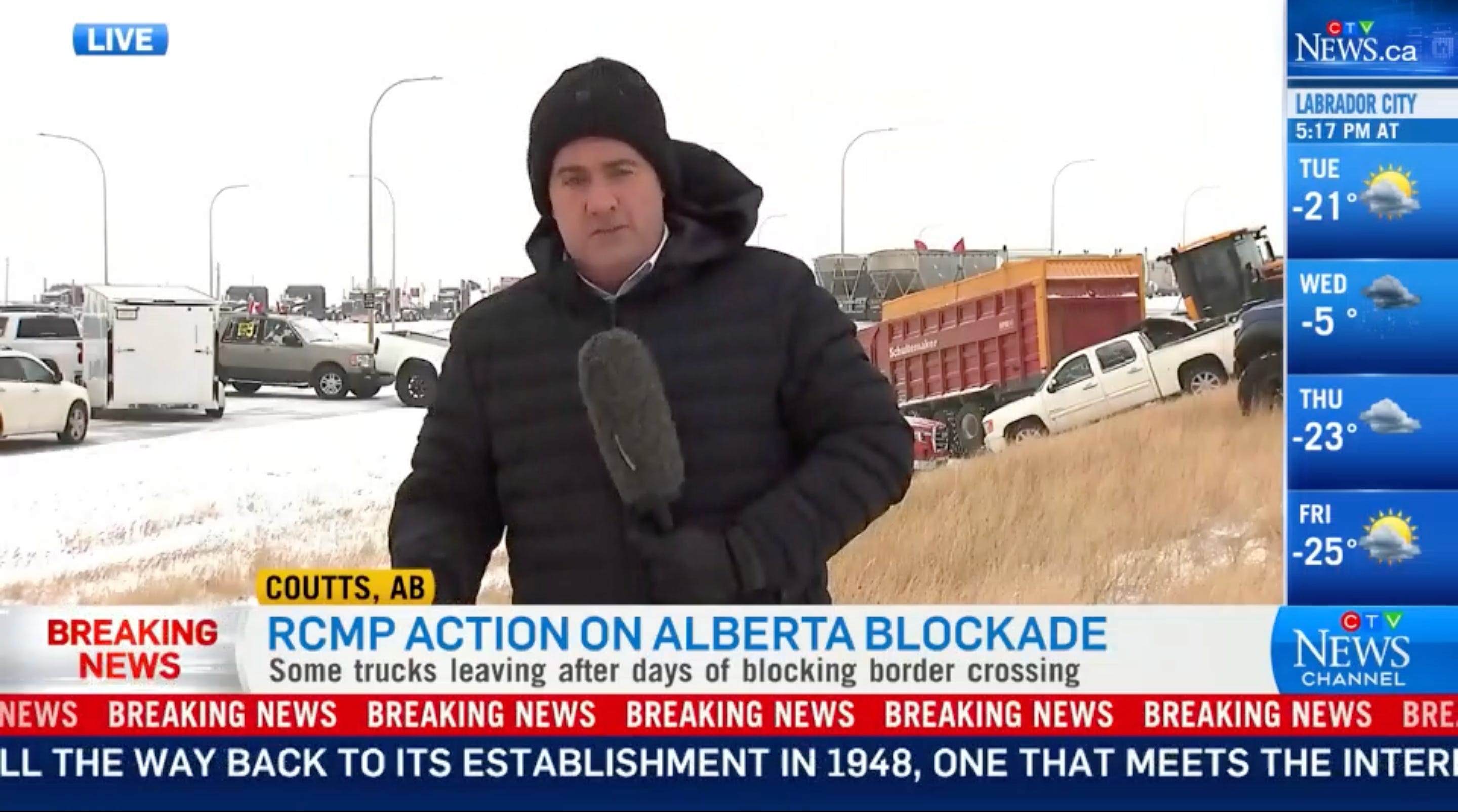 Coutts blockade treated with kid-gloves - by Jeremy Appel