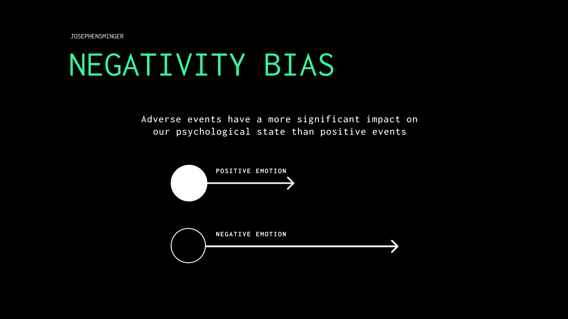 Negativity bias: Why you feel down when good things are happening
