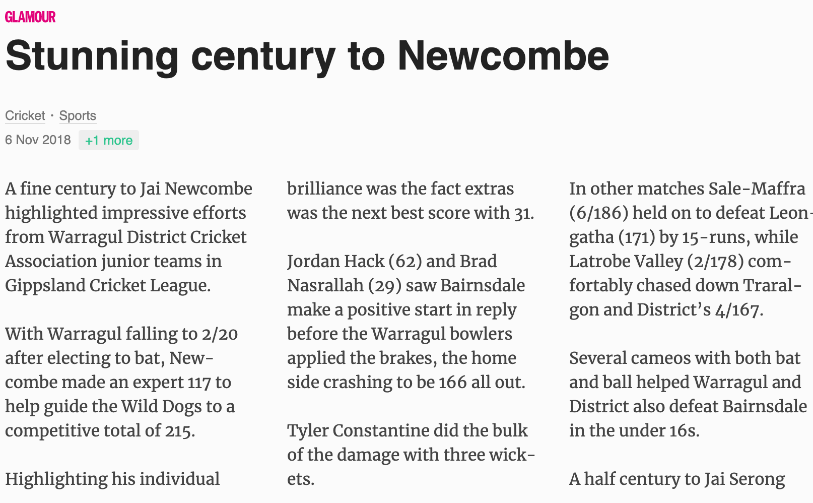 Everything you need to know: Jai Newcombe - by Andrew Weiss