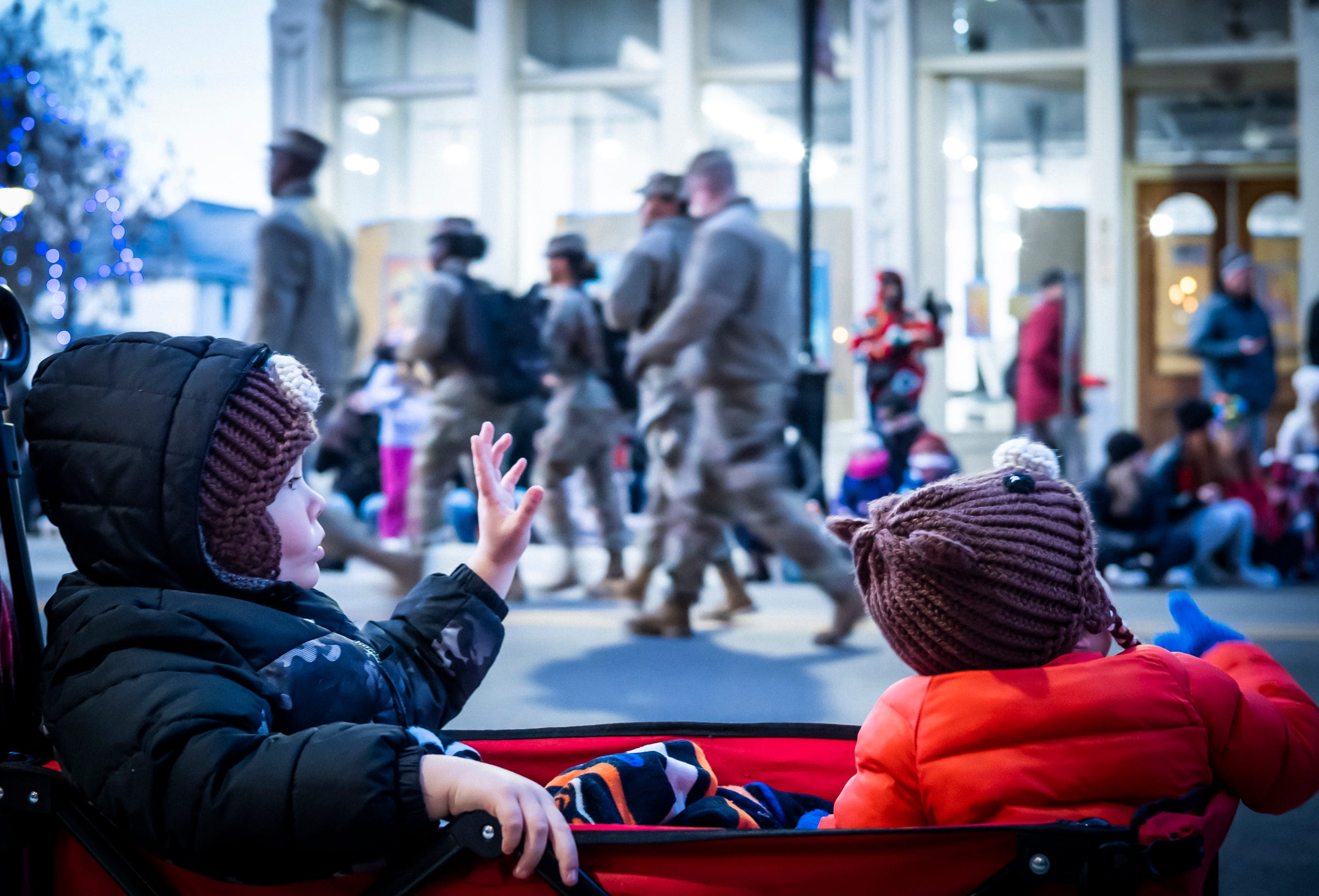 Scenes from the Lafayette Christmas Parade