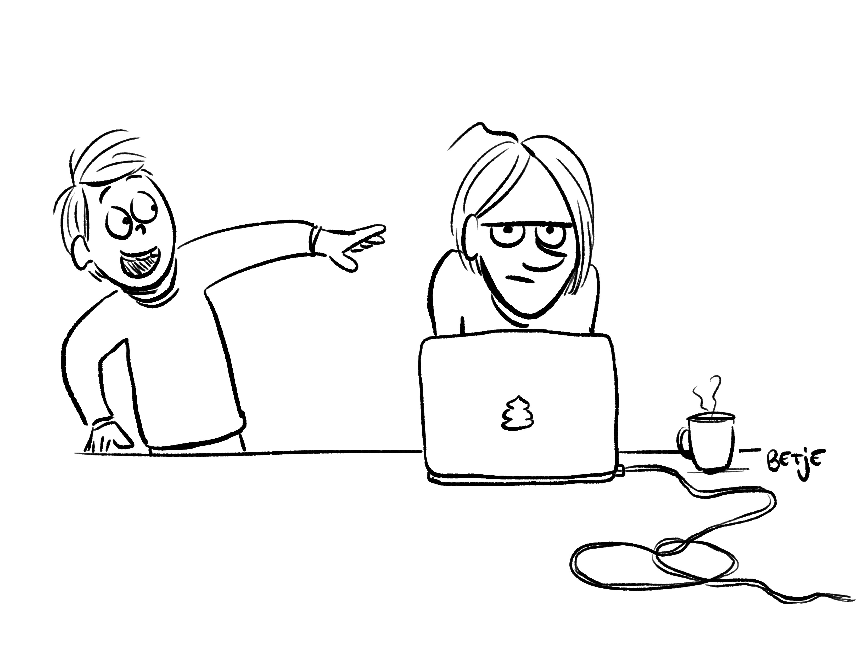 Fumbling with animation - Betje’s Comics