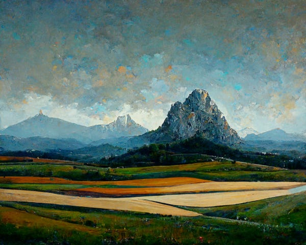 AI Reimagines 10 Famous Landscape Paintings