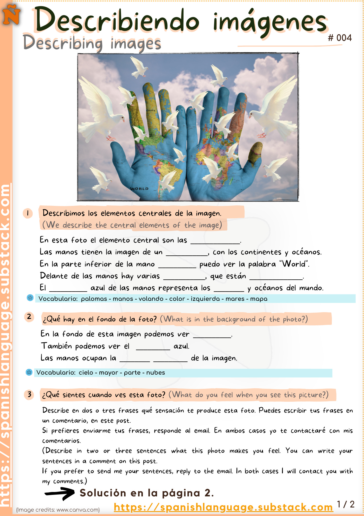 Describiendo Imágenes en español (004)
