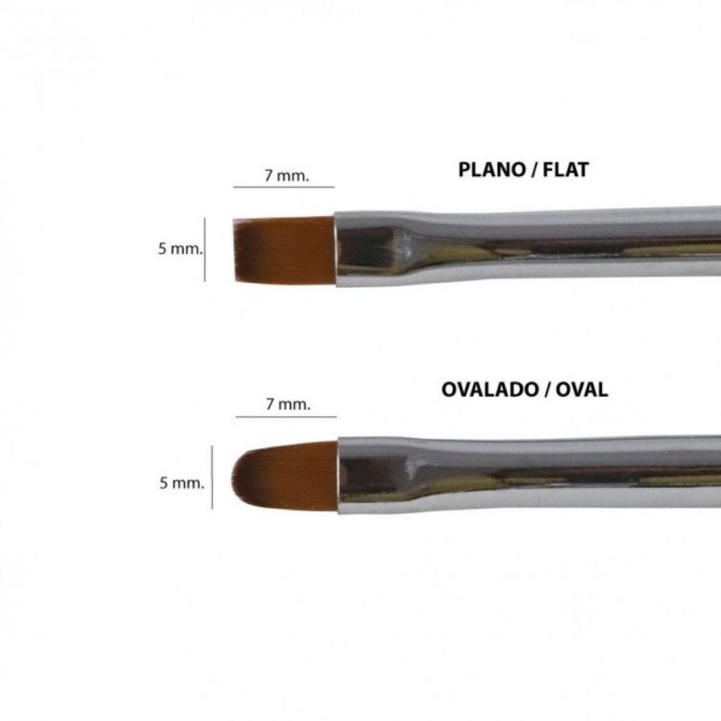 Diferencias entre pinceles para gel y acrílico