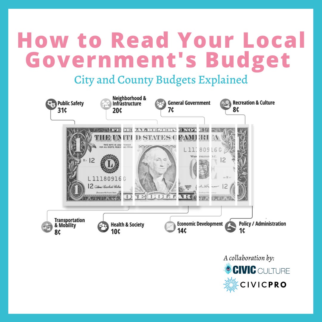 How to Read Your Local Government's Budget - by Leah