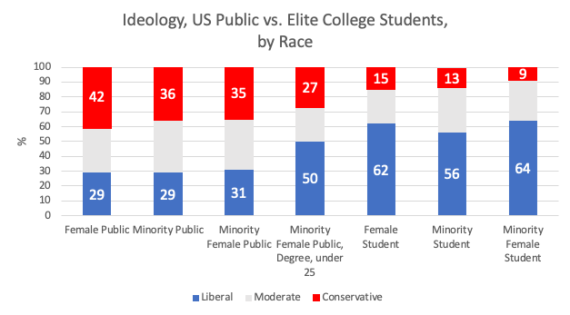 Diverse and Divided: A Political Demography of American Elite Students