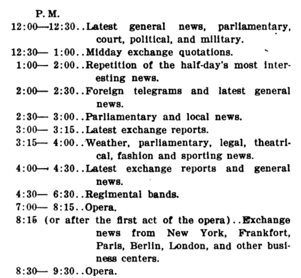 The TV Schedule Edition - by Guest Contributor