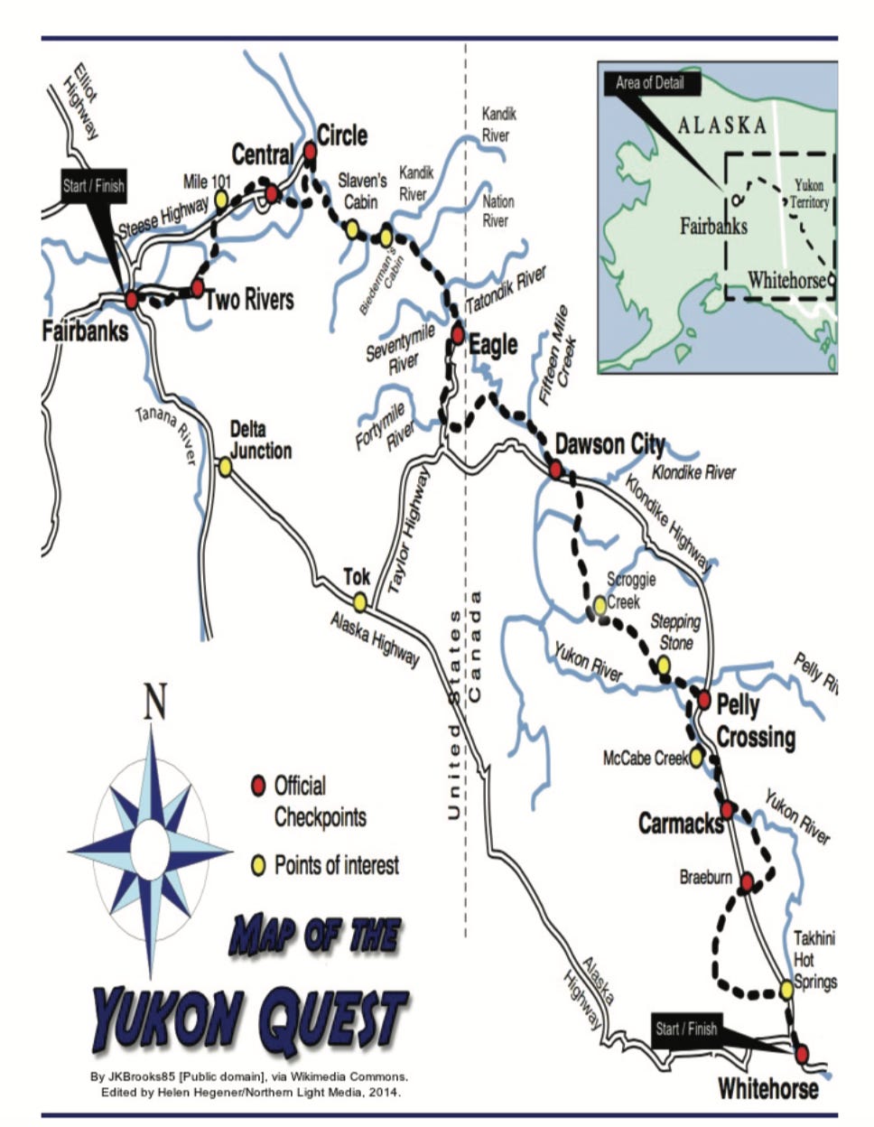 A Brief History of the Yukon Quest - by Helen Hegener