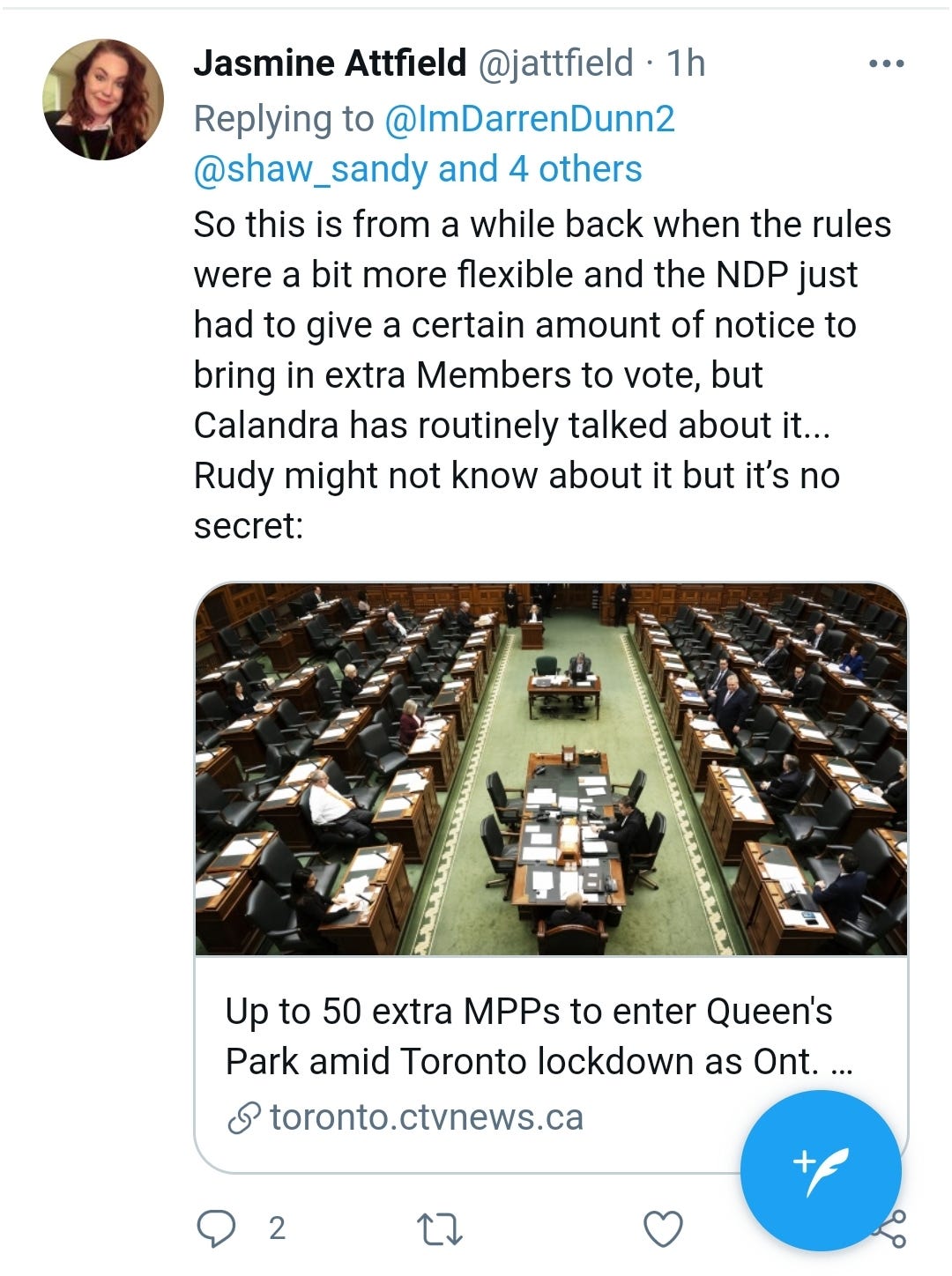 Were Ontario MPPs Not Able to Vote on the Reopening Ontario Act Extension?