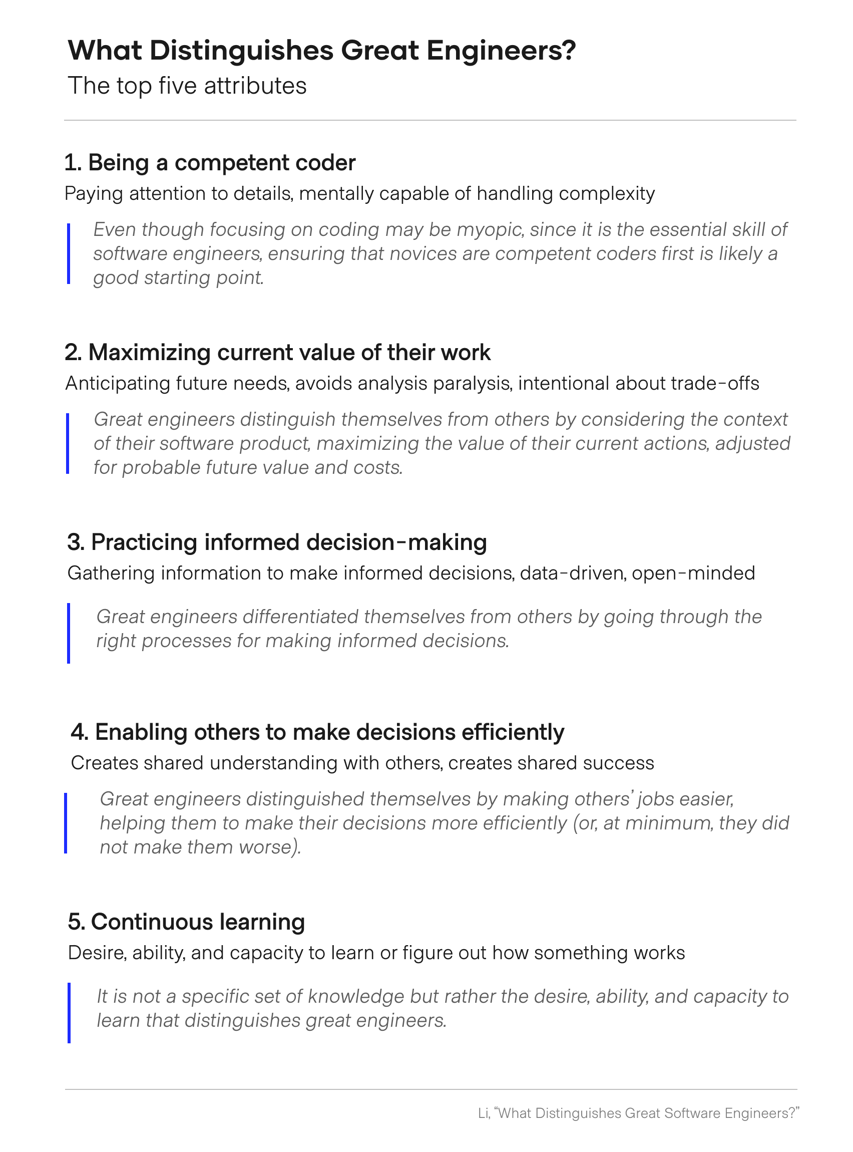 What Distinguishes Great Software Engineers? - by Abi Noda