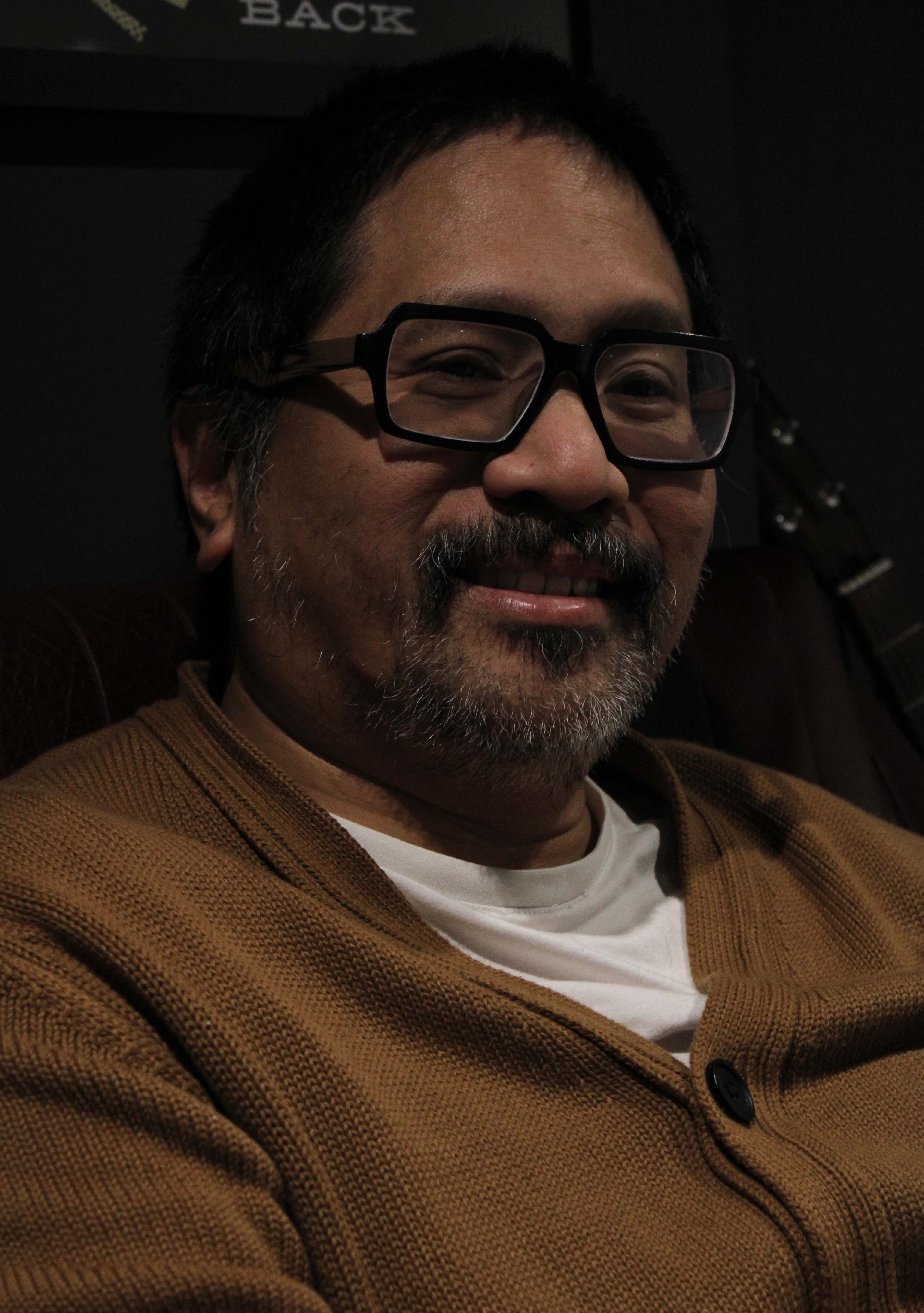 Stanley Chow, an artist who works in the moment